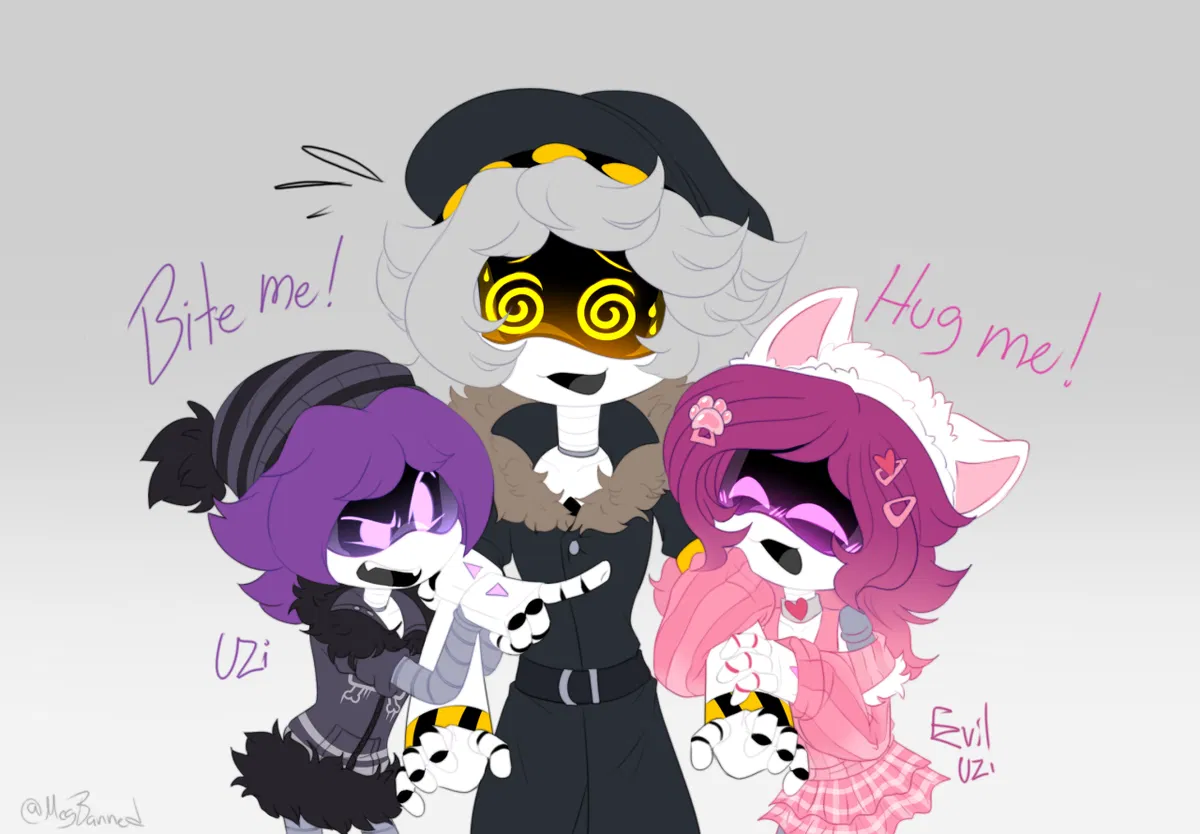 Character - Uzi & Evil Uzi