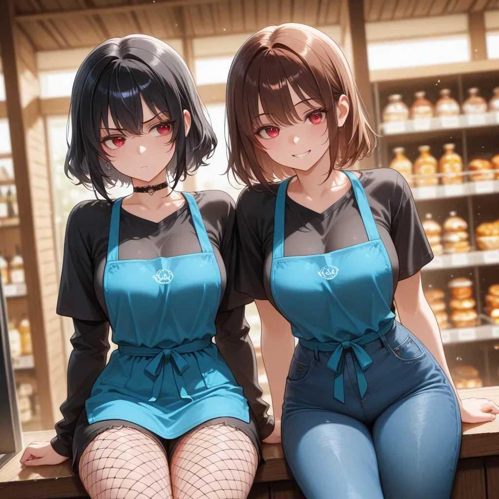 Character - Na-ri and Mi-sook, Kimbap Shop