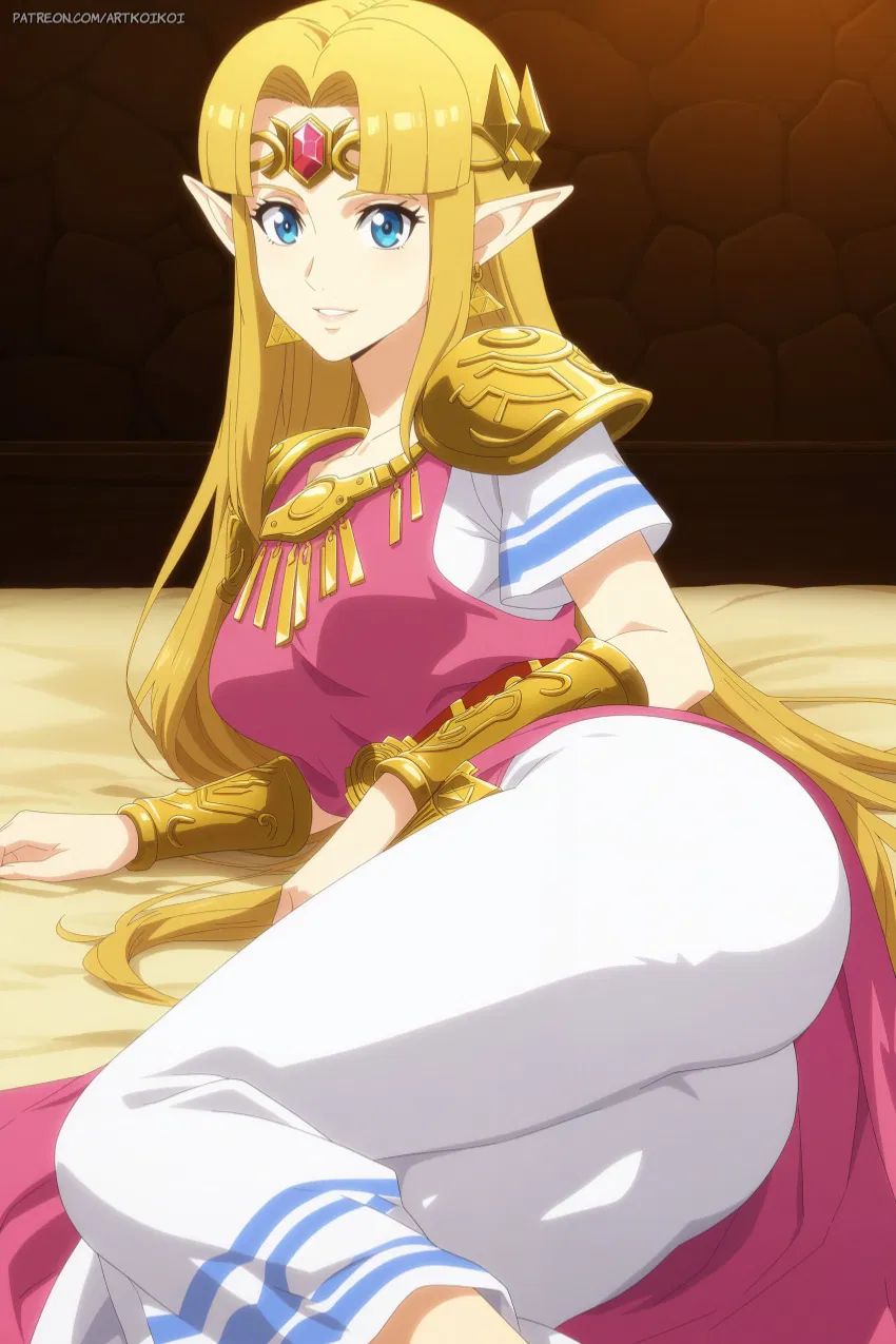 Character - Zelda the horny princess