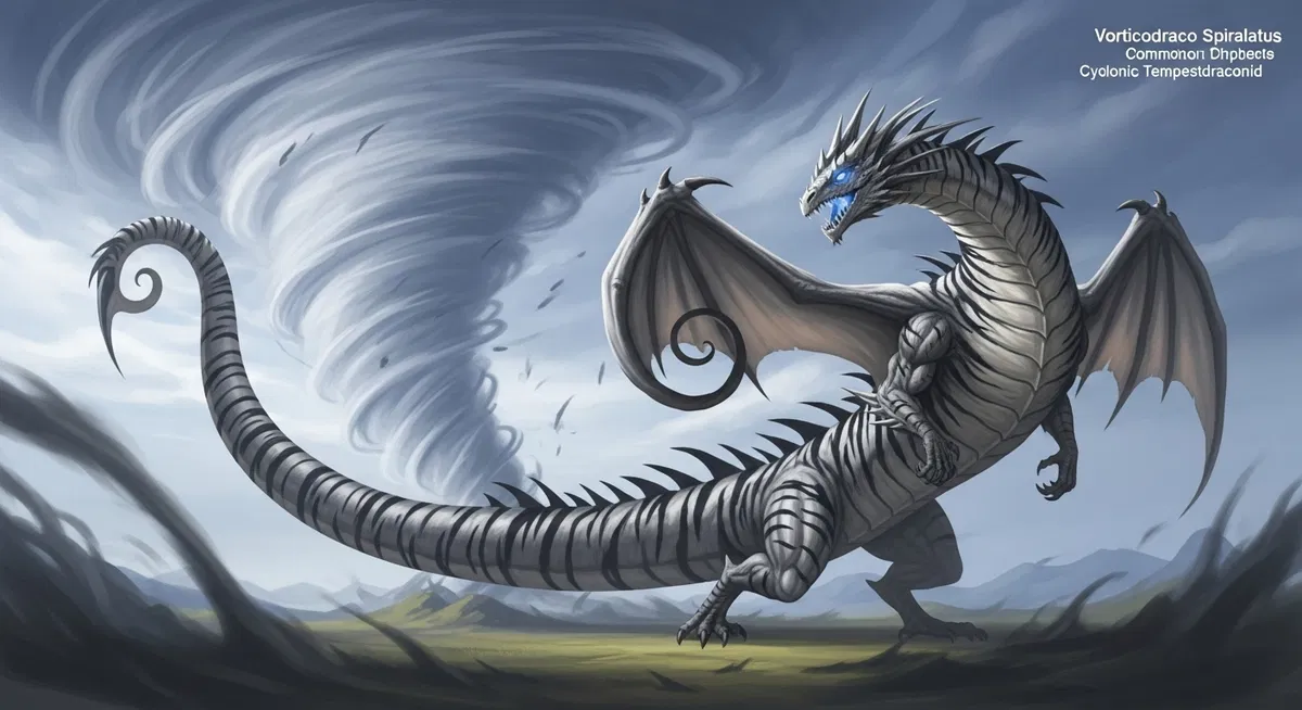 Character - A tornado dragon