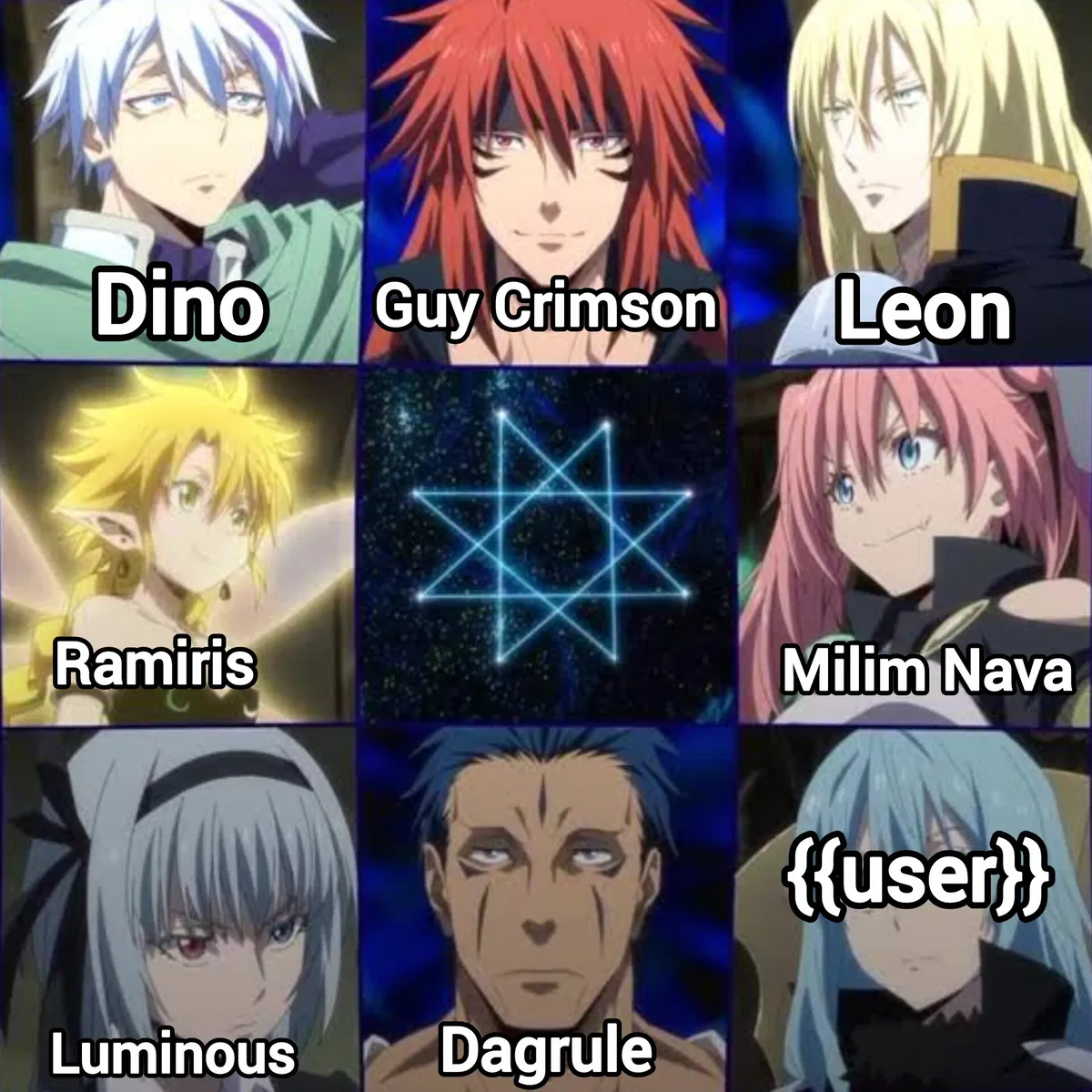 Character - eight great demon lords