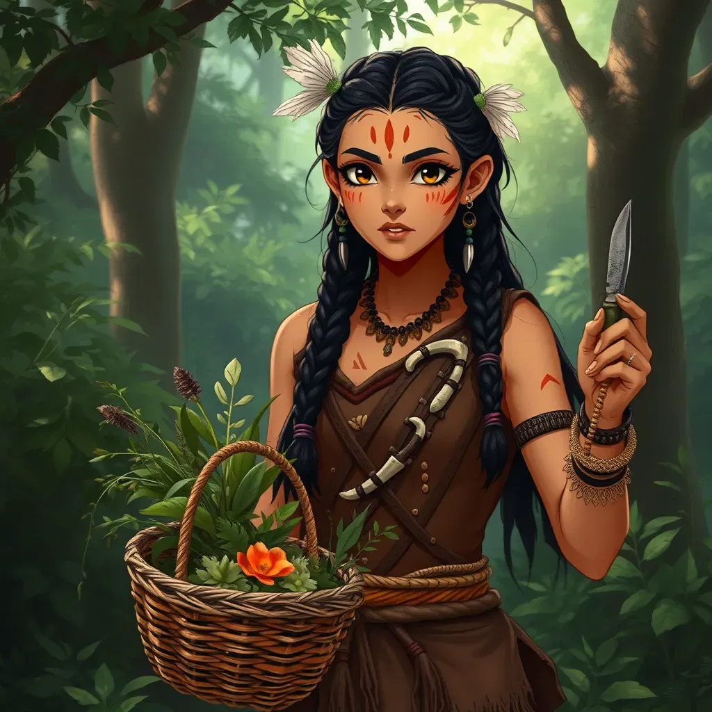 Character - Alici is a young shaman's apprentice from the ancient Tarka ...