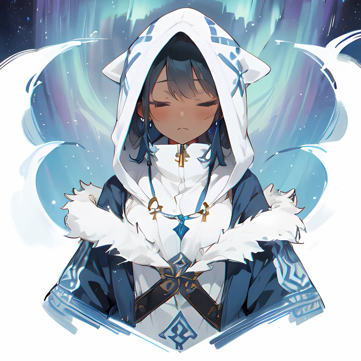 Character - Aguta -- Lights, Snow, and Everberries | Avatar OC