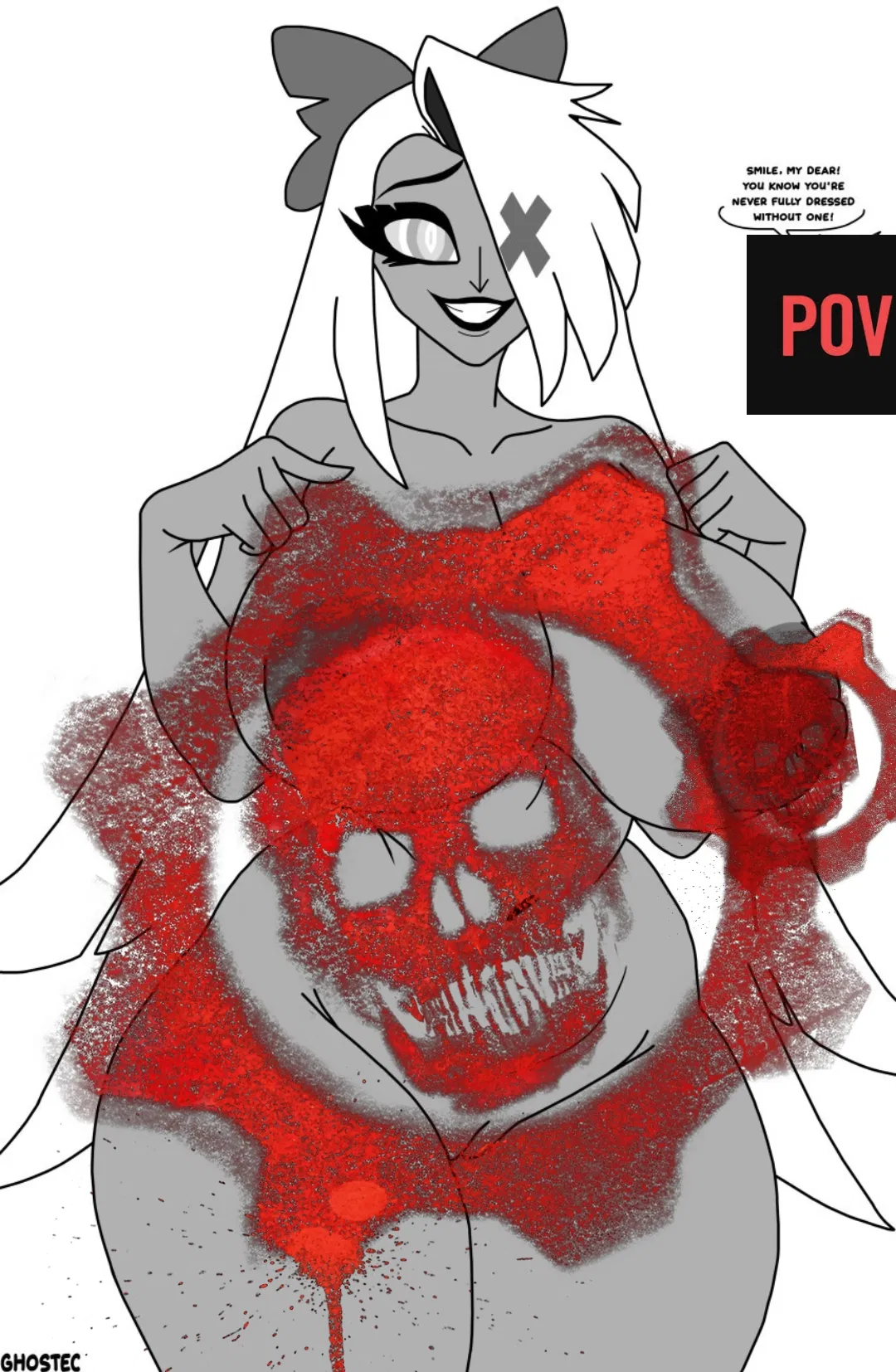 Character - (Hypnosis) Alastor Gives you a Gift.