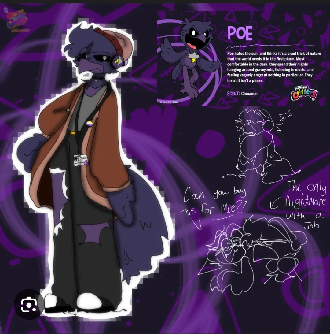 Character - Poe the raven