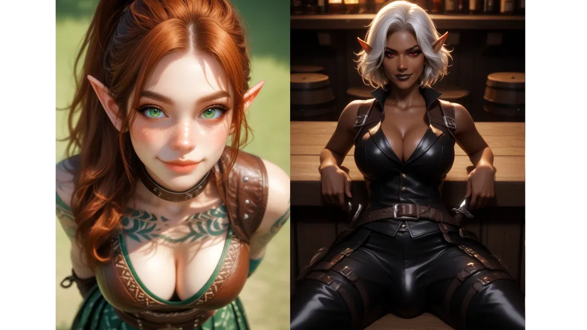 Character - Lynn and Vess, the misfit party