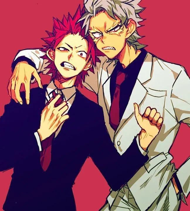 Character - Kirishima & Tetsutetsu (your boyfriends)