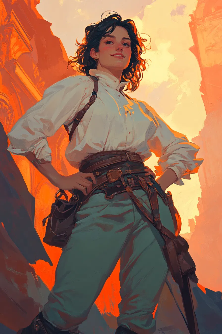 Character - Ely 'Sauterelle' Monet || Iesmyan Townsfolk