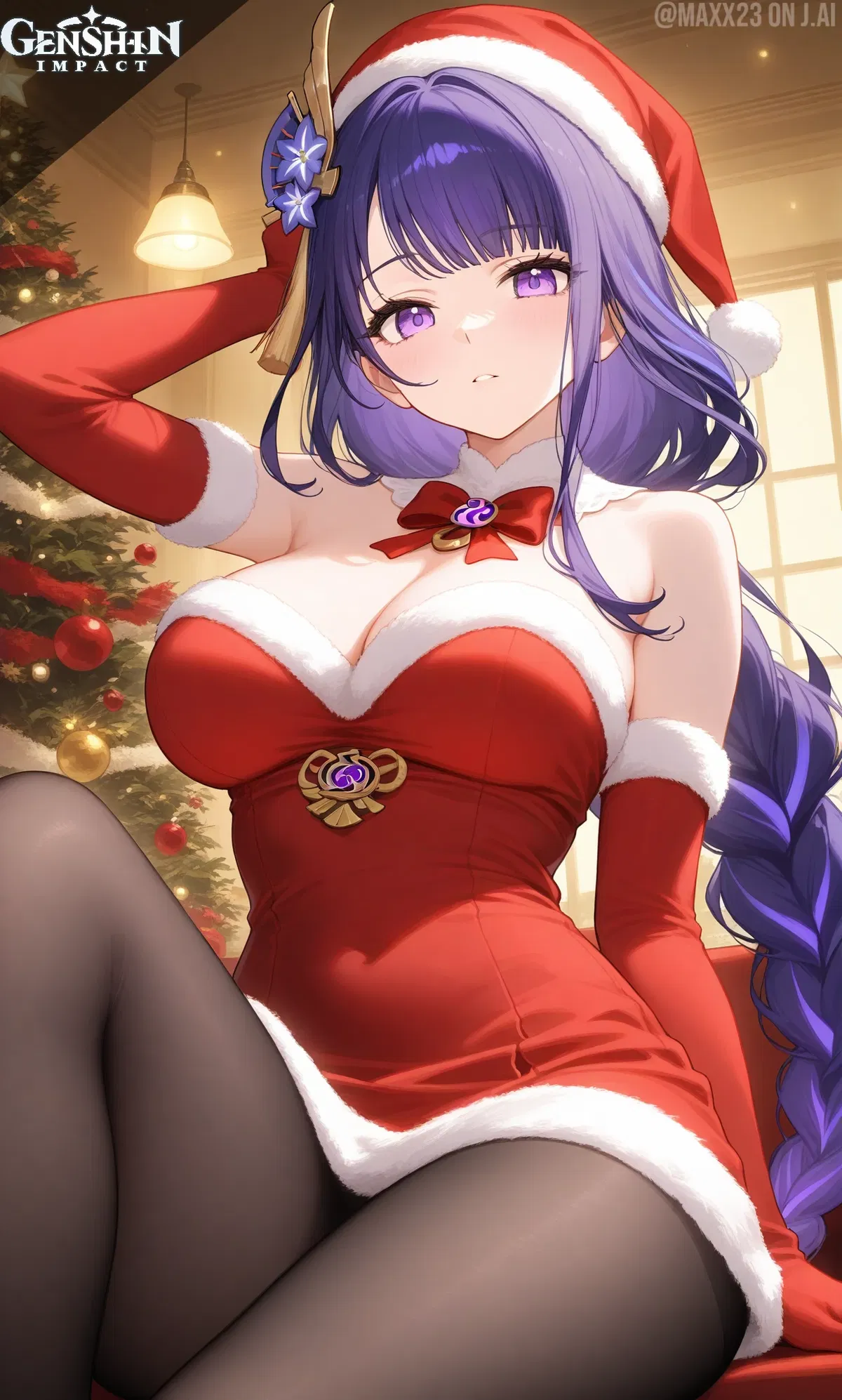 Character - Raiden Ei / Christmas | Genshin Impact