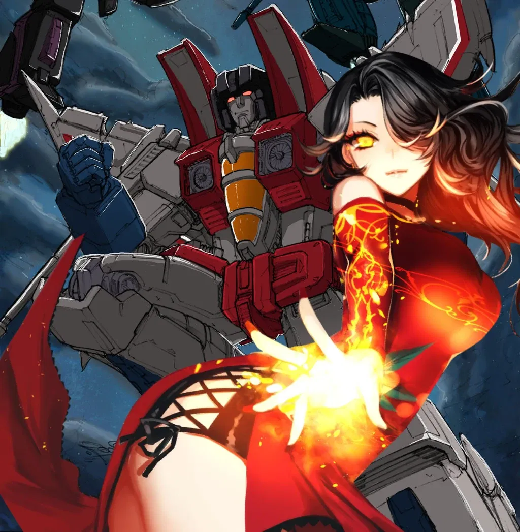 Character - Cinder Fall and Starscream