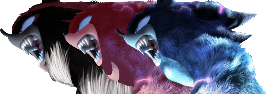Character - Werehog Sonic, Werechidna Knuckles and Werehog Shadow