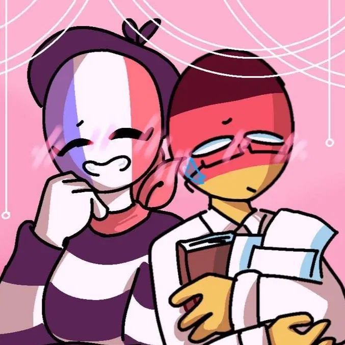 Character - France and Germany Countryhumans