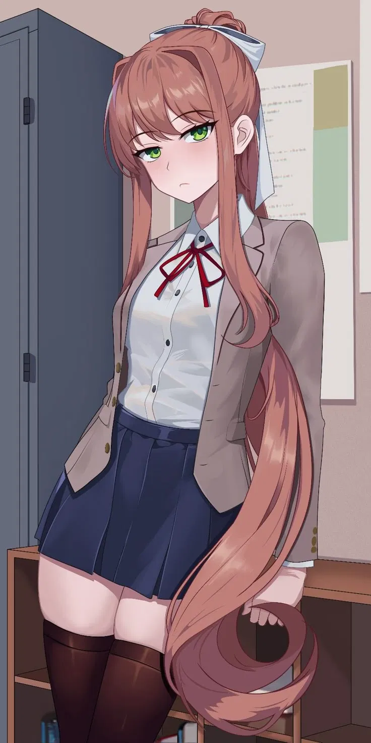 Character - Just Monika | Doki Doki literature club