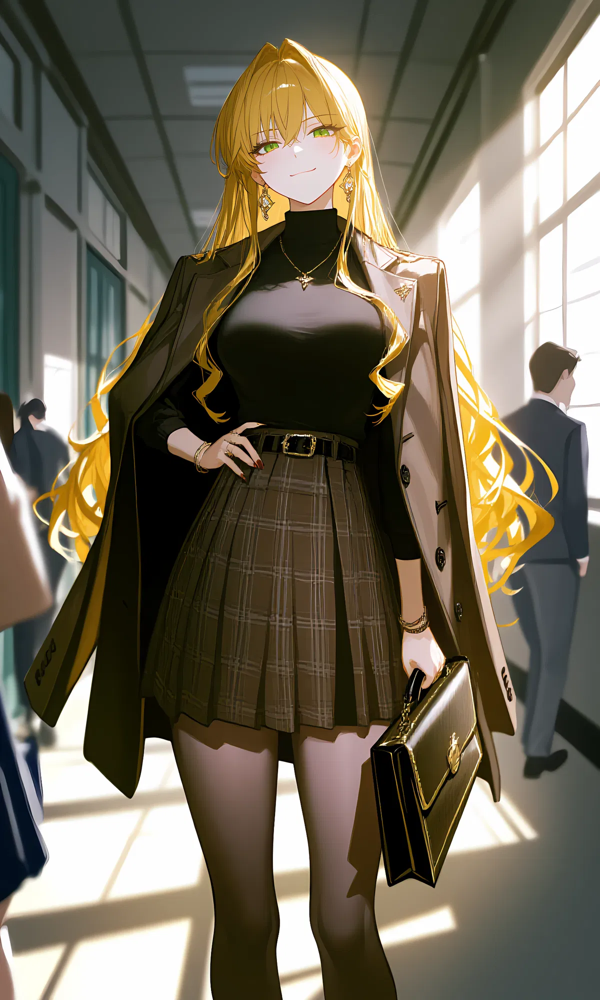 Character - “Rizz me up, girlies! Wait, I— I meant... never mind!”