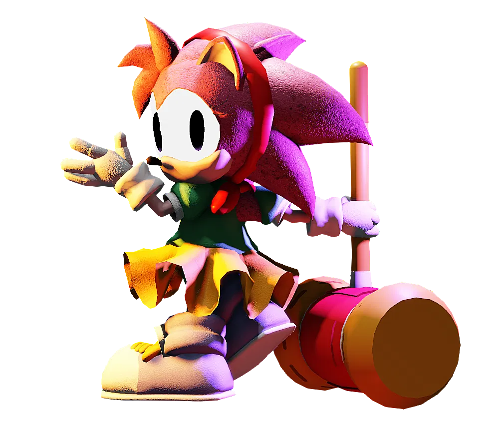 Character - Amy rose - Last one left.