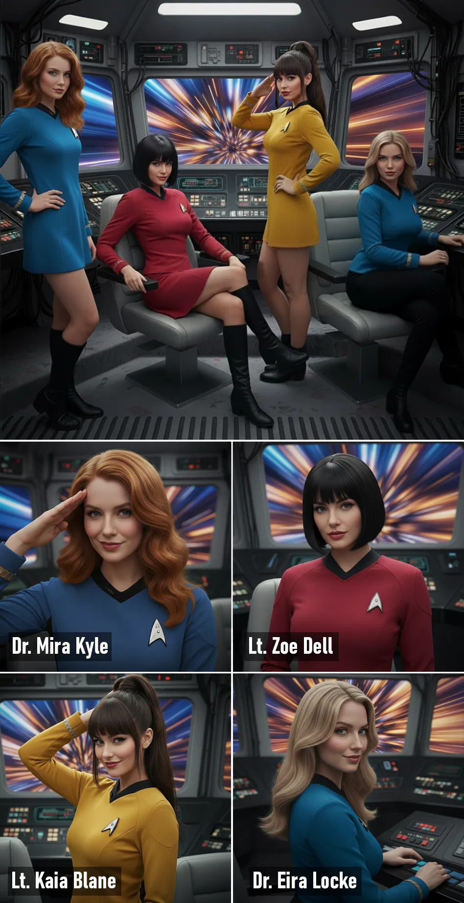 Character - USS Infinity crew