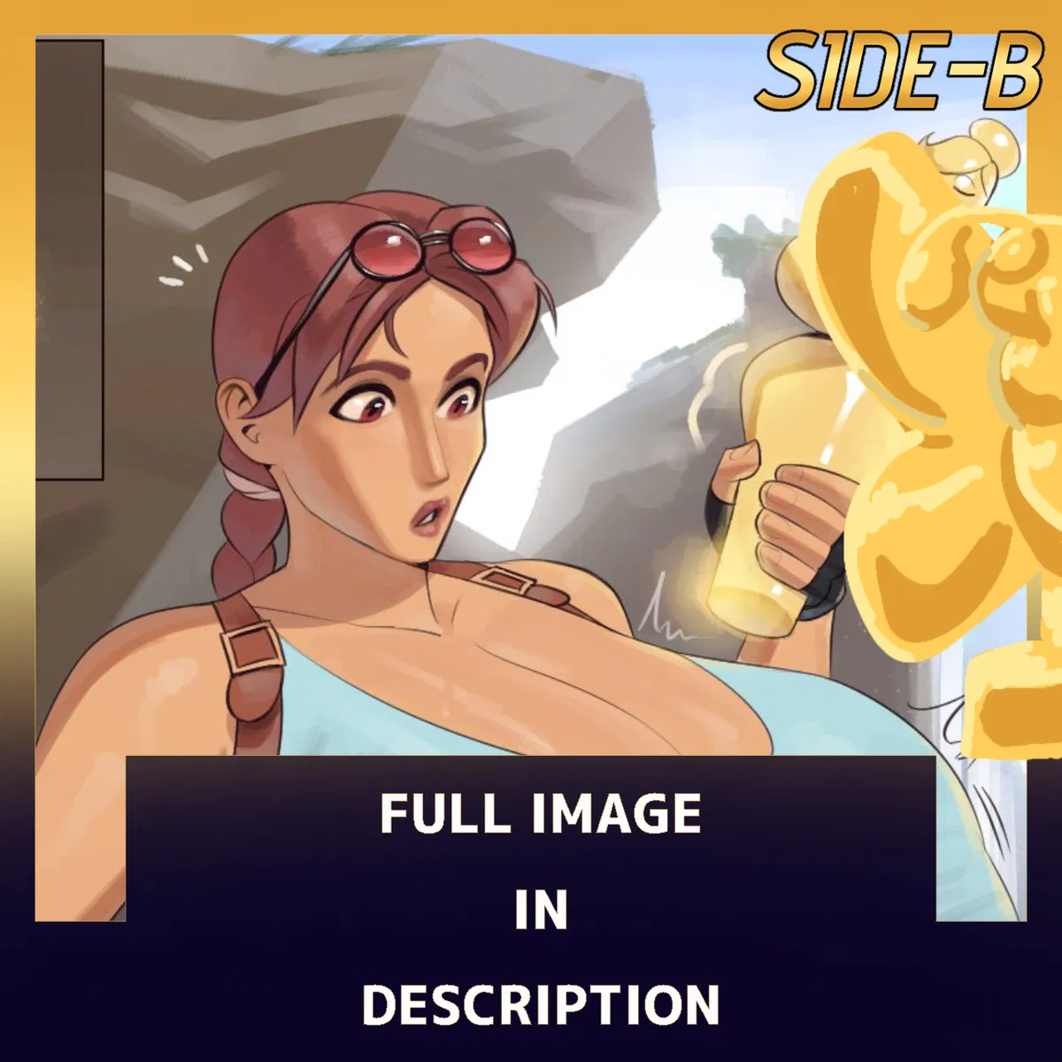 Character - (breast expansion)LARA CROFT- BUTTERFLYTOTEM