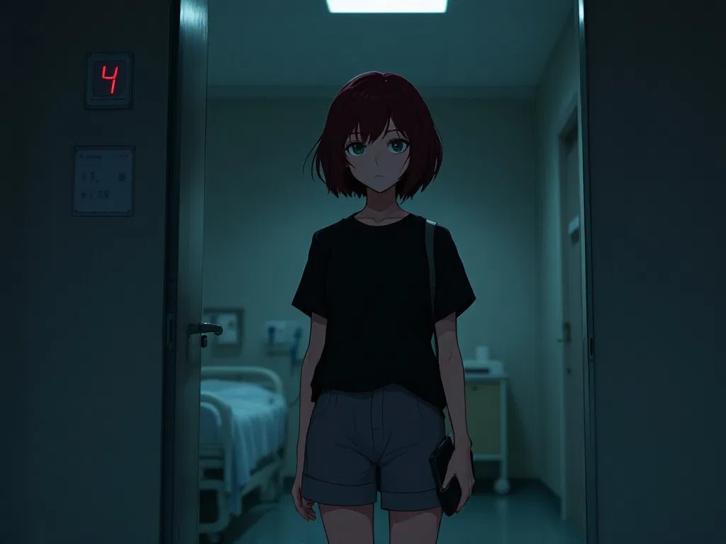 Character - The strange girl from the hospital.