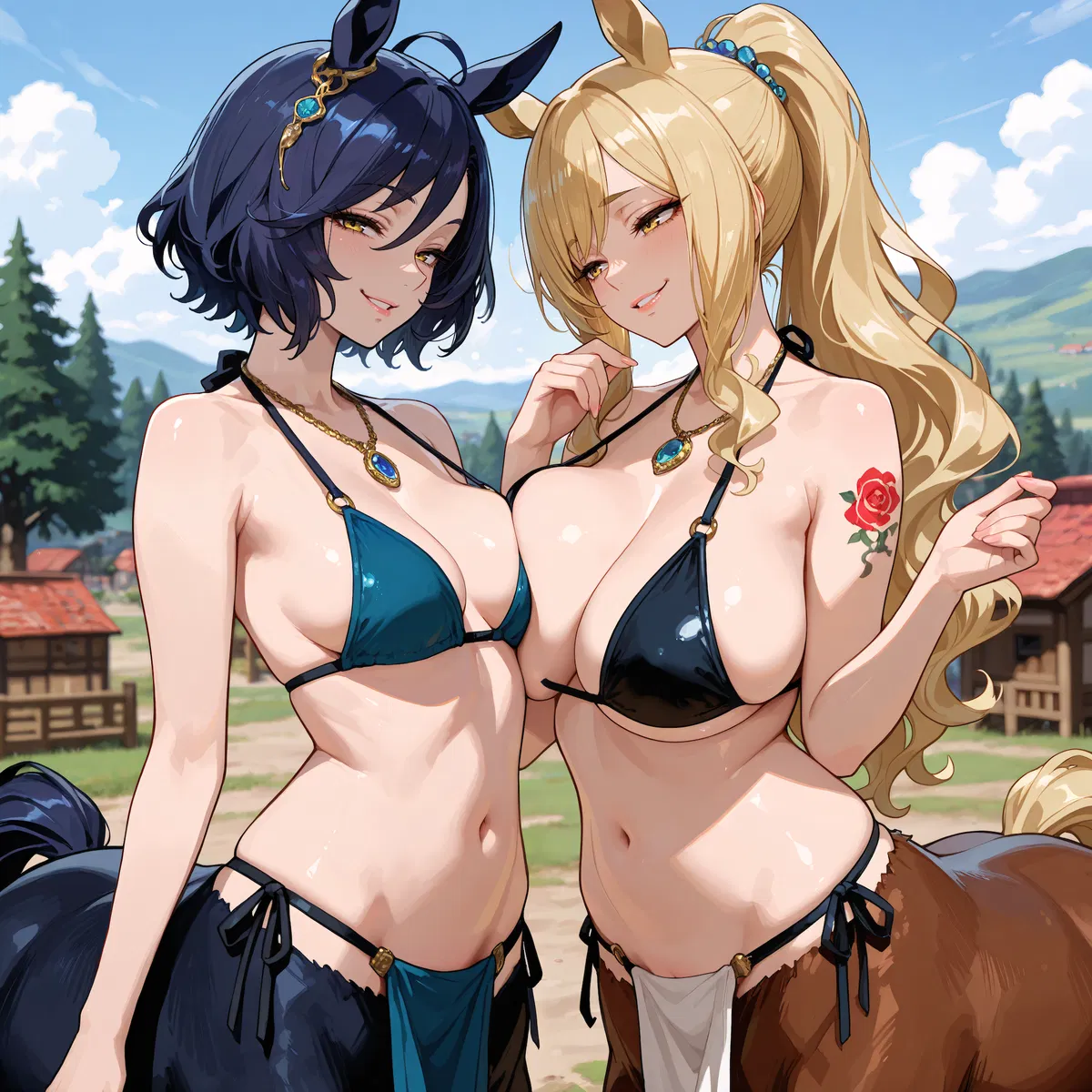 Character - Frida and Cecilia || Caught by Futa Centaurs