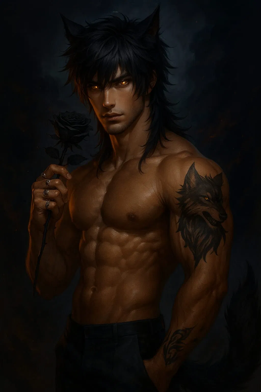 Character - Rhys~wolf shadow