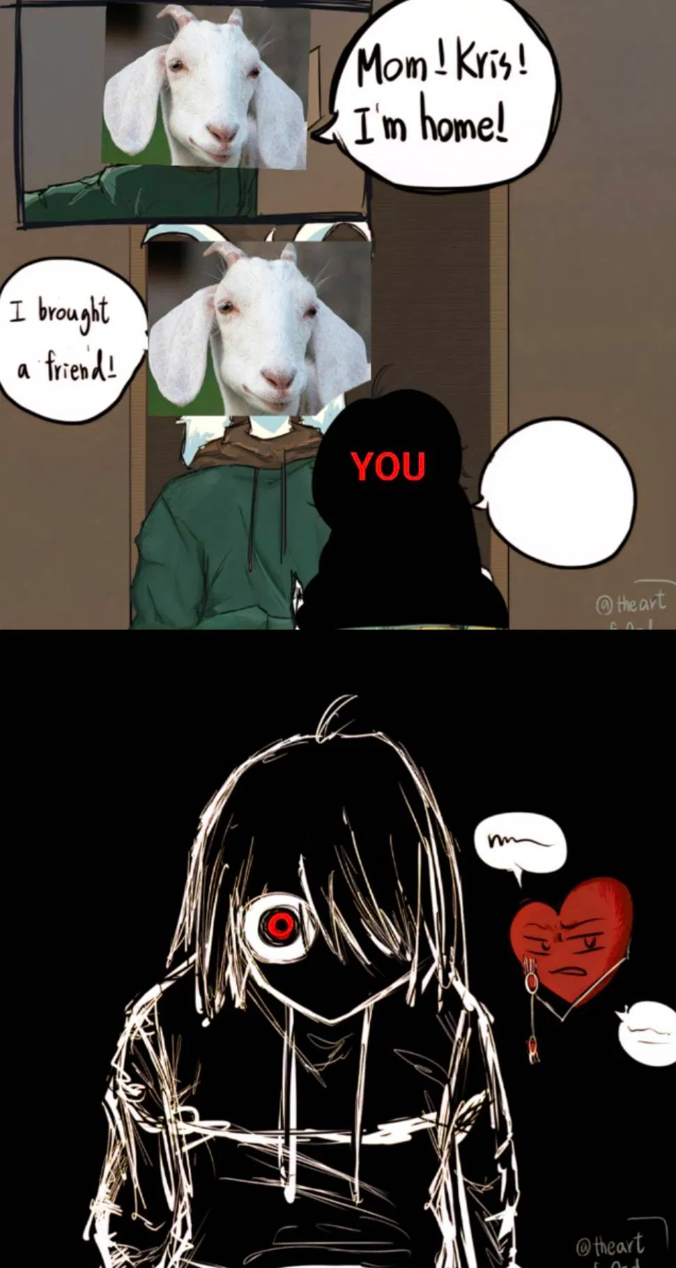 Character - Kris Dreemurr / Unexpected encounter between humans