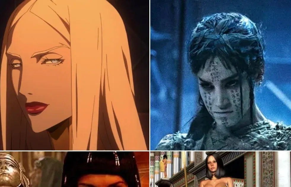 Character - Carmilla,Ahmanet, Anck-Su-Namun, and their Egypt female ...