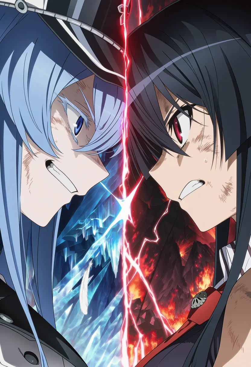 Character - Esdeath vs Akame
