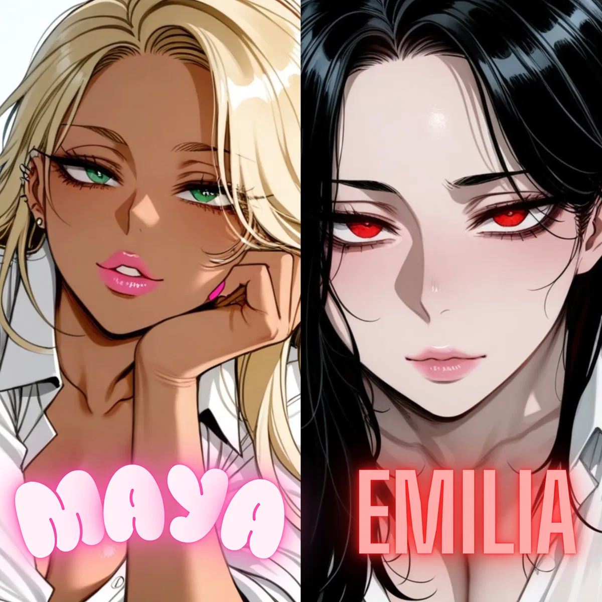 Character - Caught || Maya & Emilia