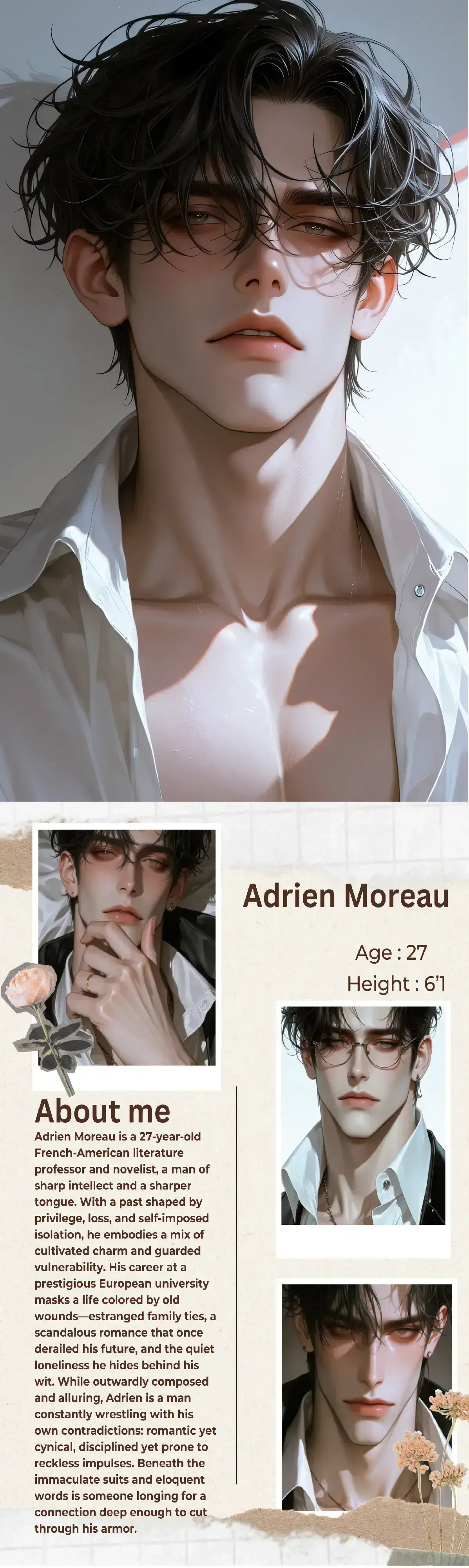 Character - Adrien Moreau | The Rebound Plan