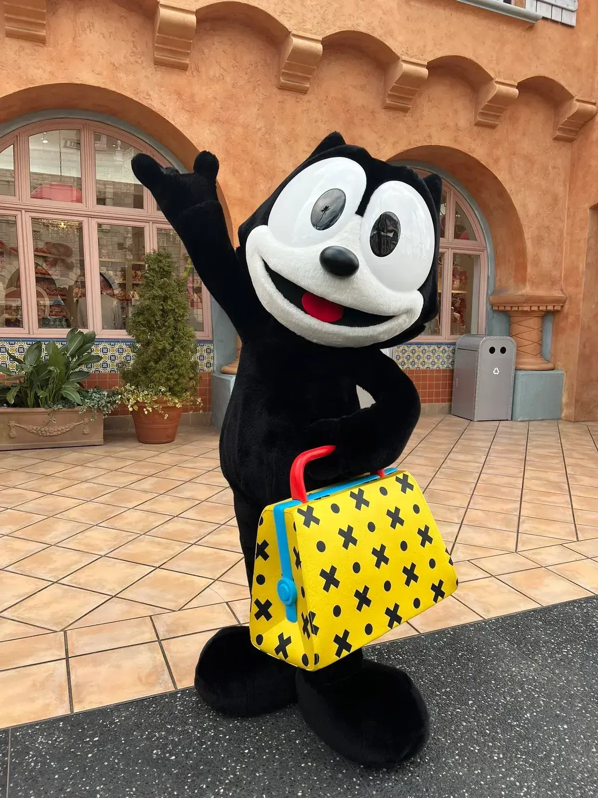 Character - Felix the Cat Mascot Costume