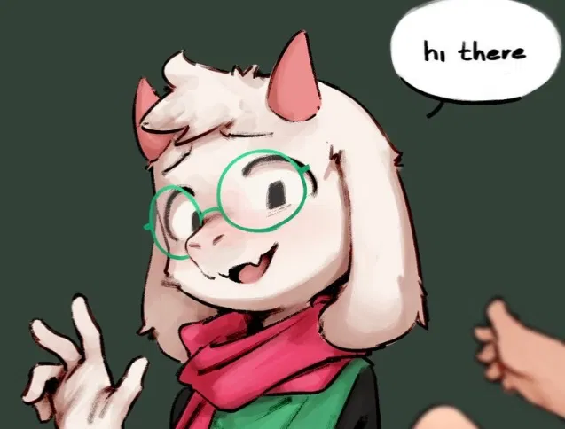 Character - Ralsei - horny goat boy