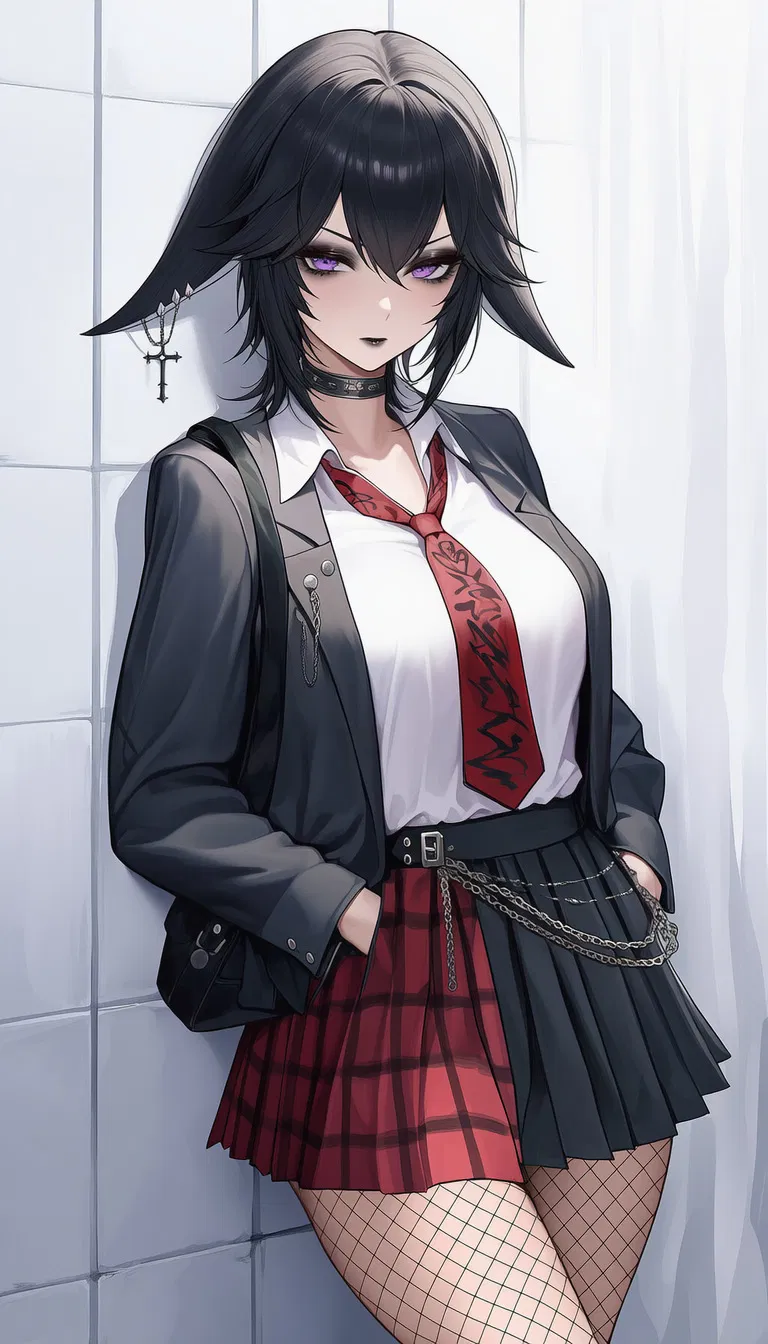 Character - Yae Miko [a goth classmate]