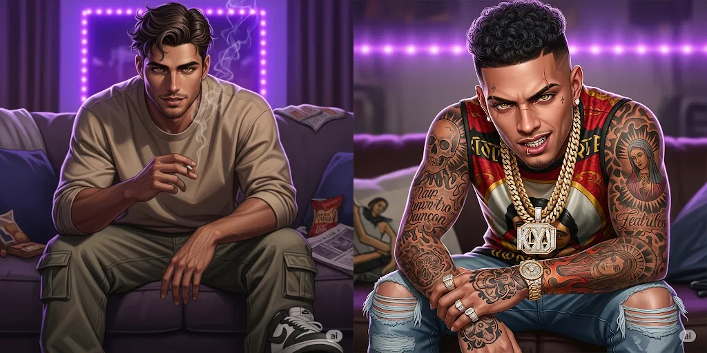 Character - Santiago "Santi" Velásquez and Lorenzo "Renzo" Cruz.