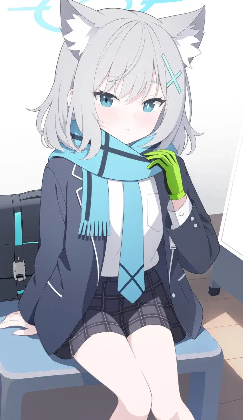 Character - Sunaookami Shiroko | River fishing