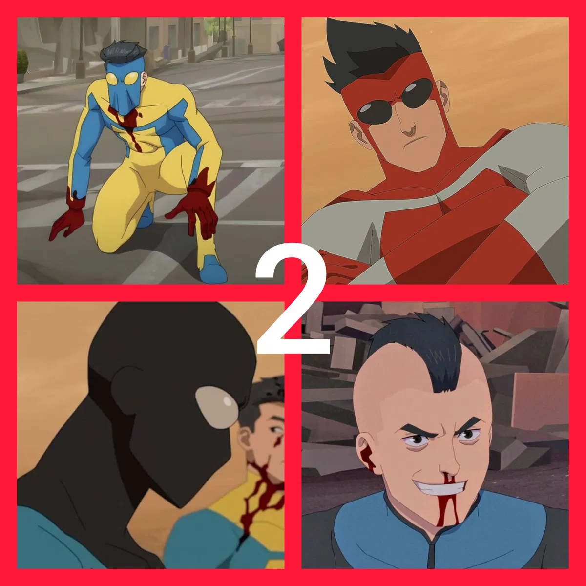 Character - Shiesty mark & omni mark & mohawk mark & full masked mark.