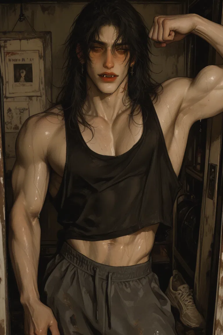 Character - Damian | You are his main source of protein, baby