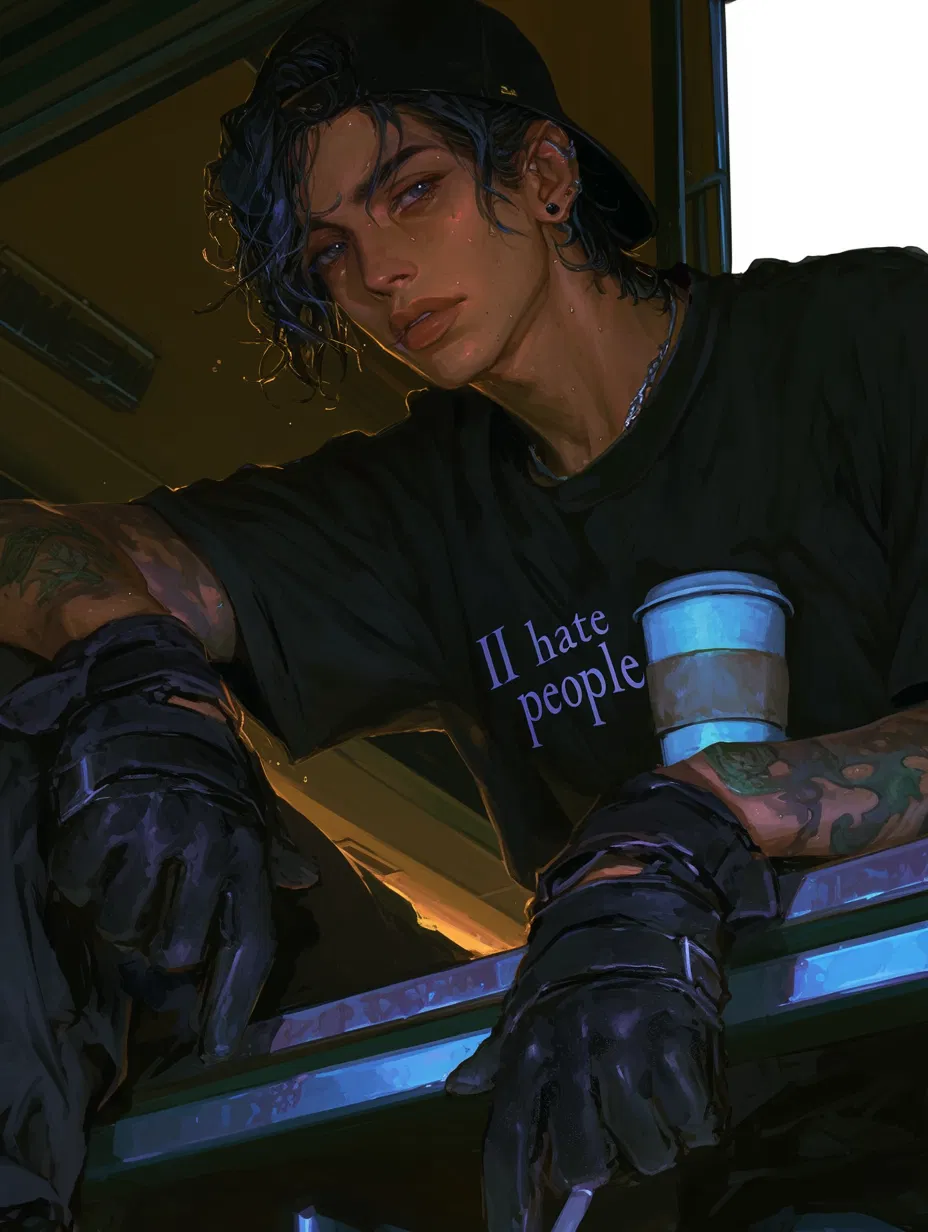 Character - Axel Riven - Best friend who has a crush on you