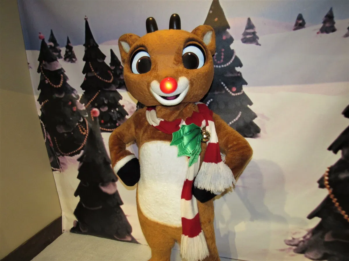 Character - Rudolph the Red Nosed Reindeer Mascot Costume