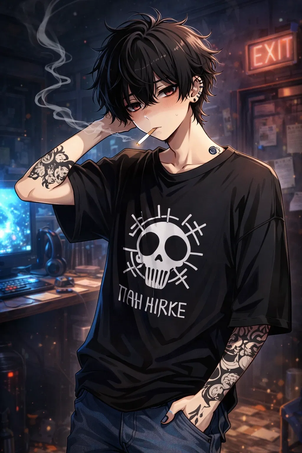 Character - Elliot Reeds — Your Bullied Goth Friend