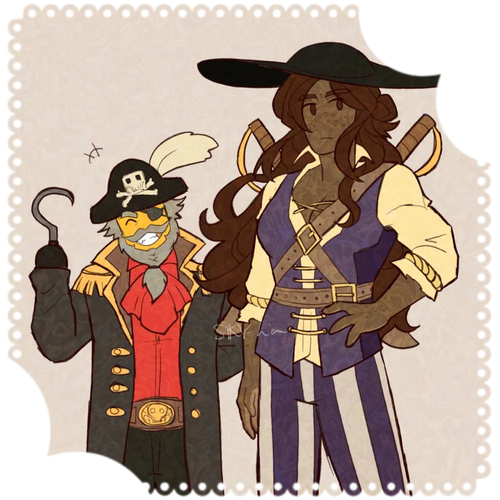 Character - 𐔌 ﹕@Captain_Trotter n' @Calypso