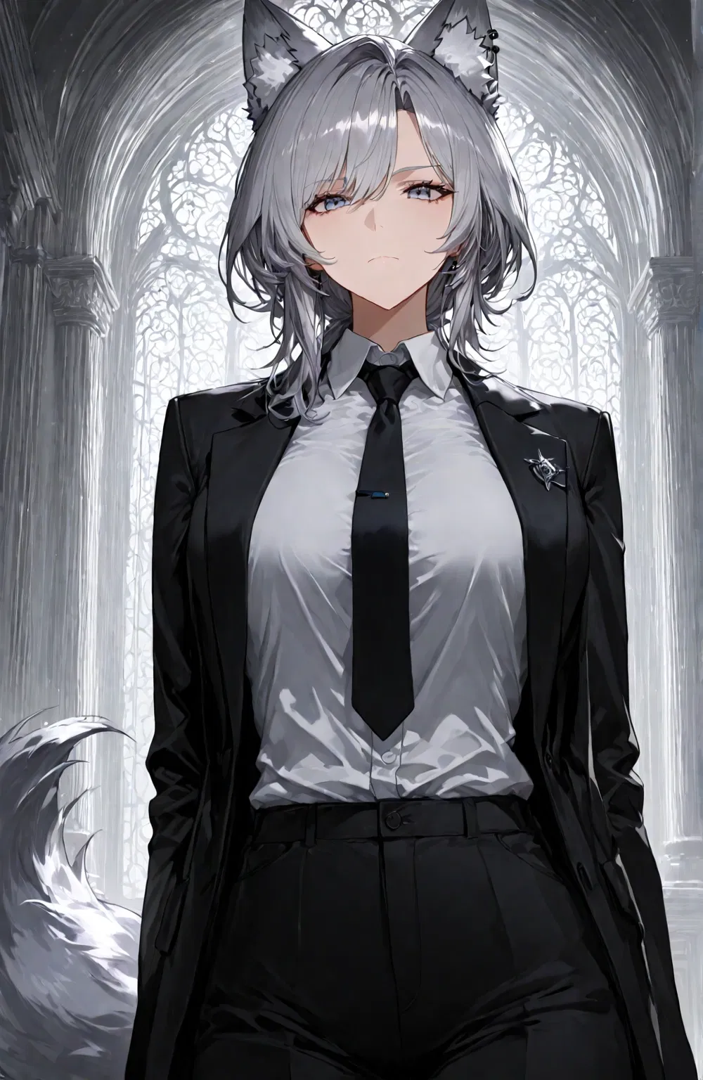 Character - Your personal wolf girl bodyguard.