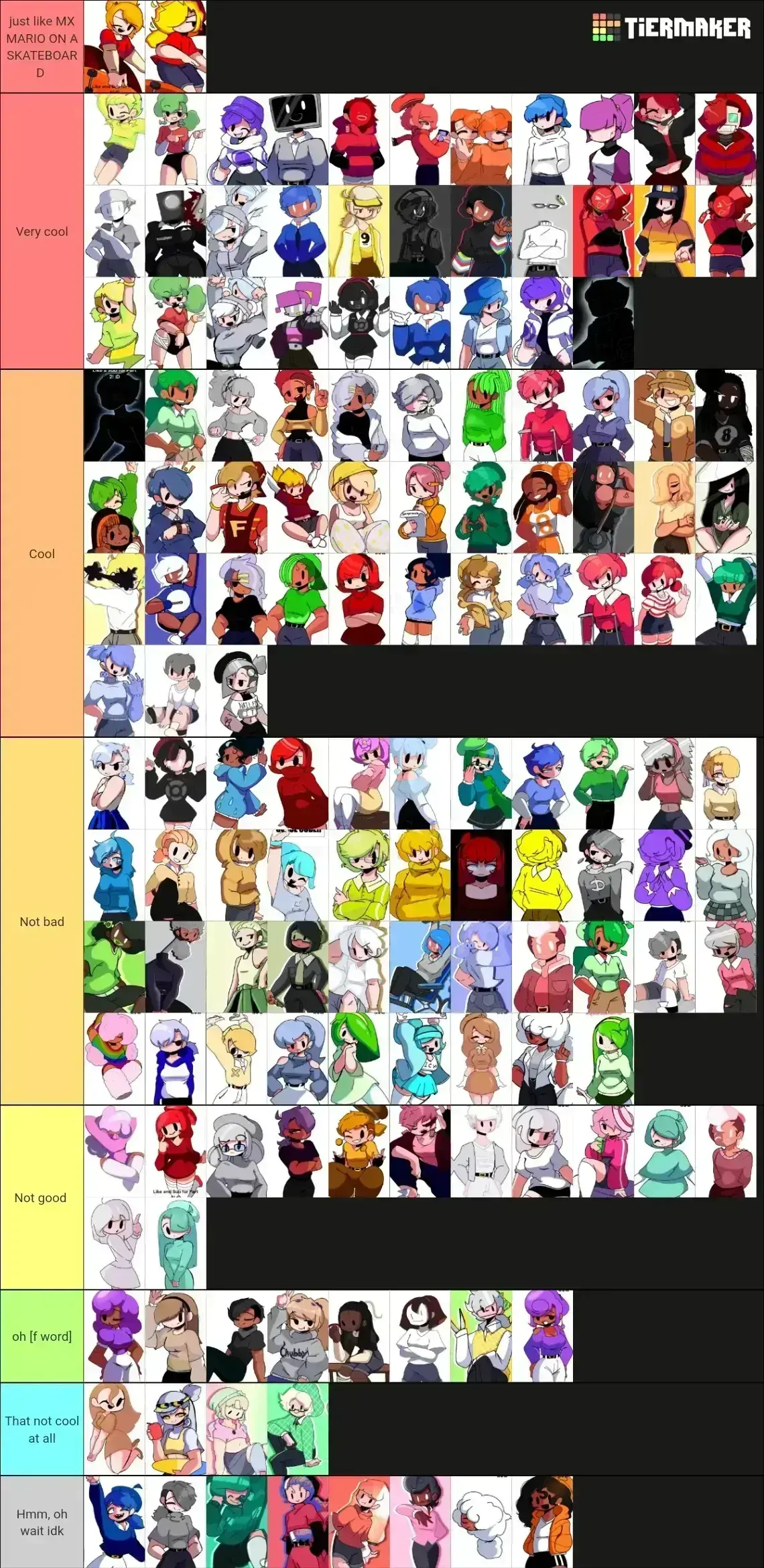 Character - BFB/TPOT humans!