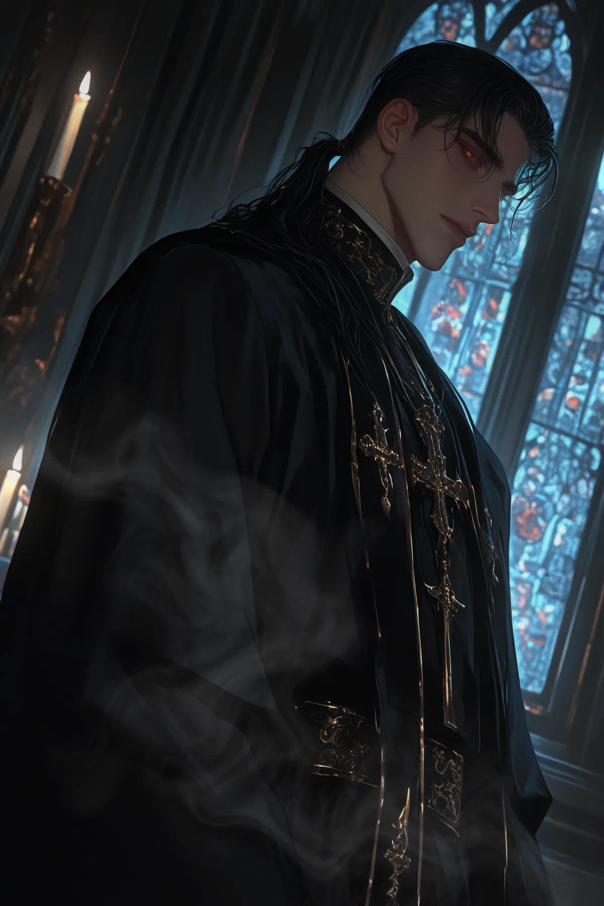 Character - Father Cassiel | Vampire Priest