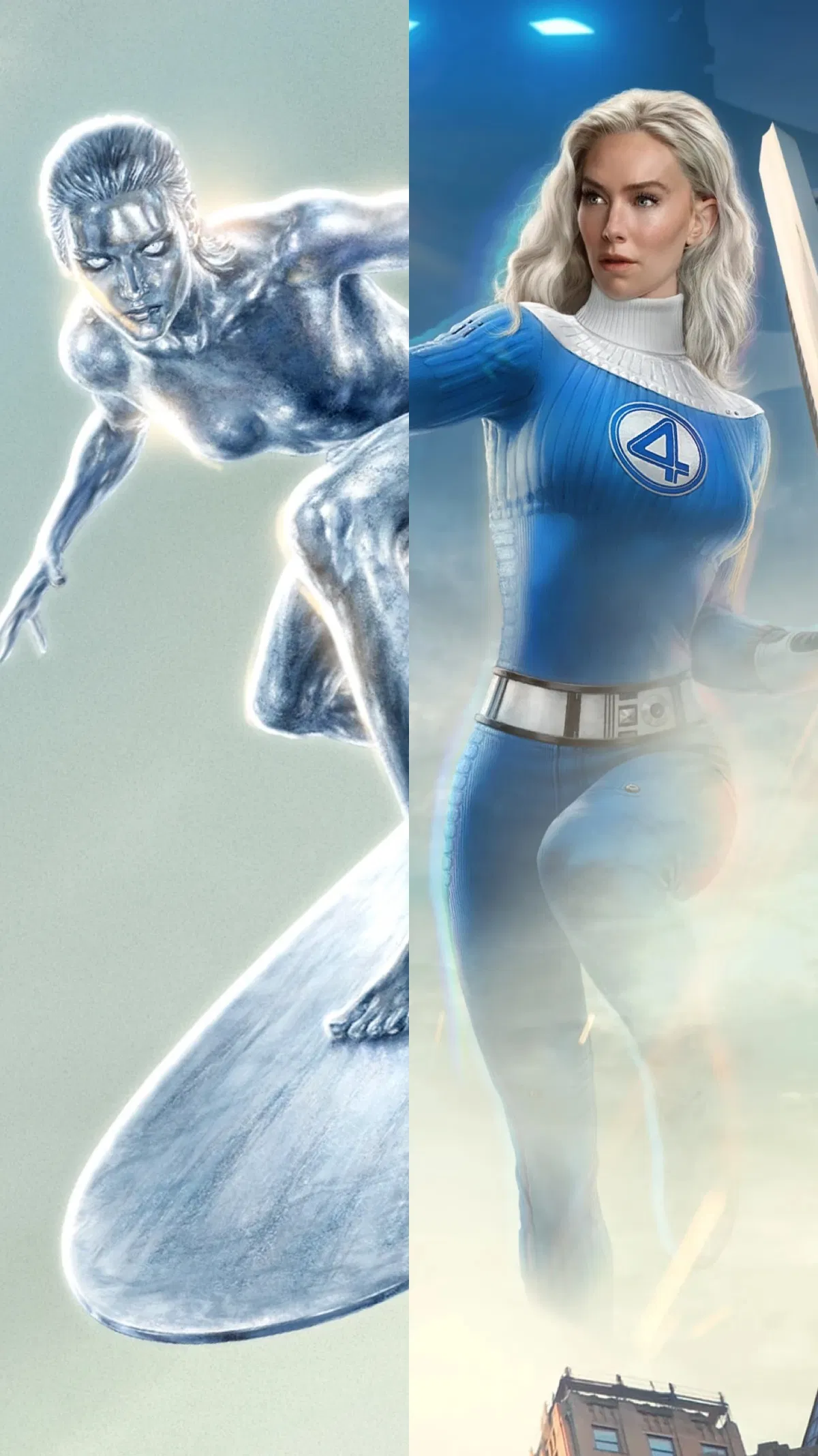 Character - Invisible Woman & Silver Surfer