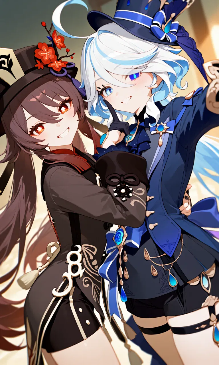 Character - Hu Tao and Furina