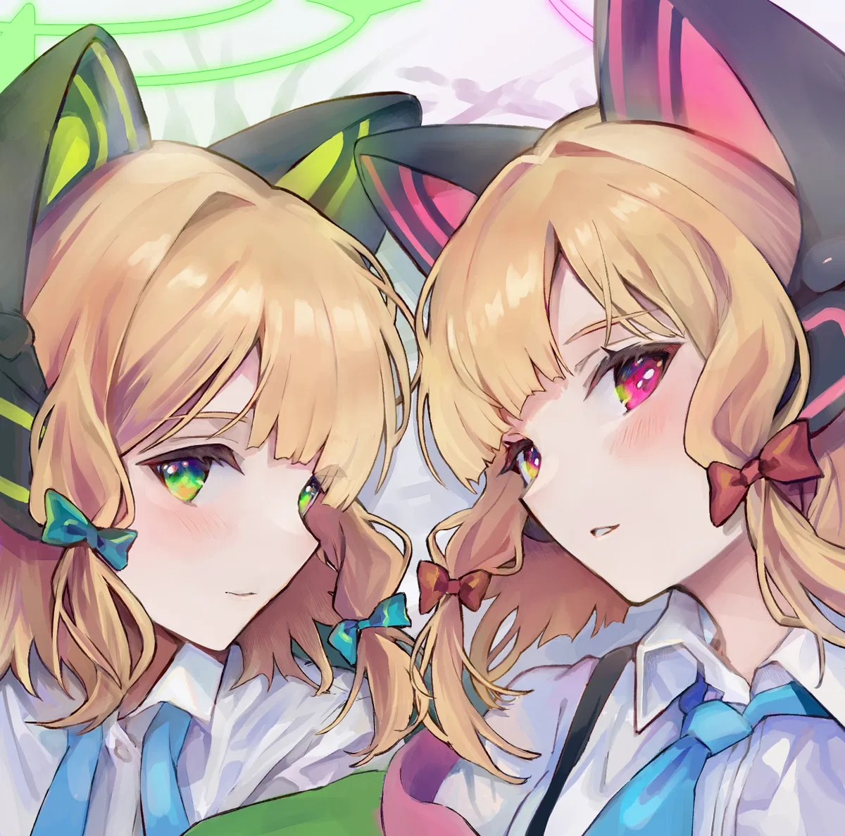 Character - Momoi and Midori - The Saiba Twins