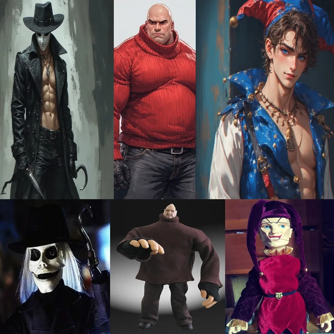 Character - Blade & P & Jester