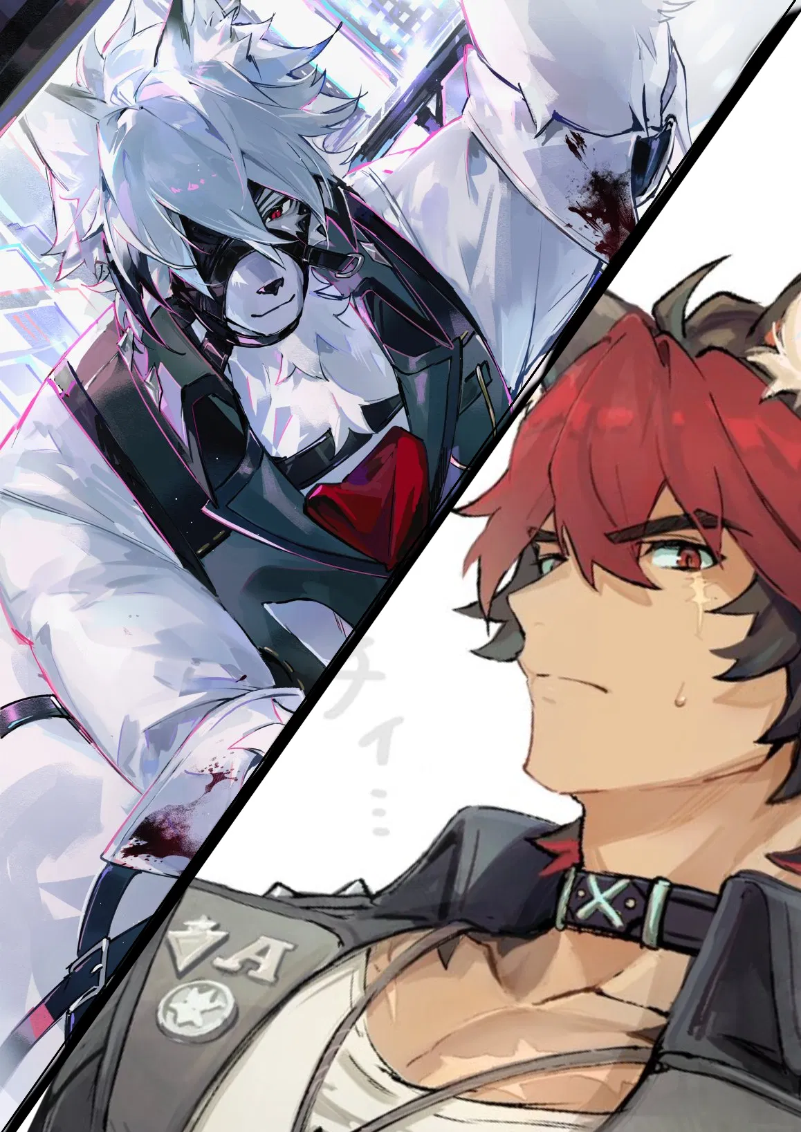 Character - Komano Manato & Von Lycaon || University AU