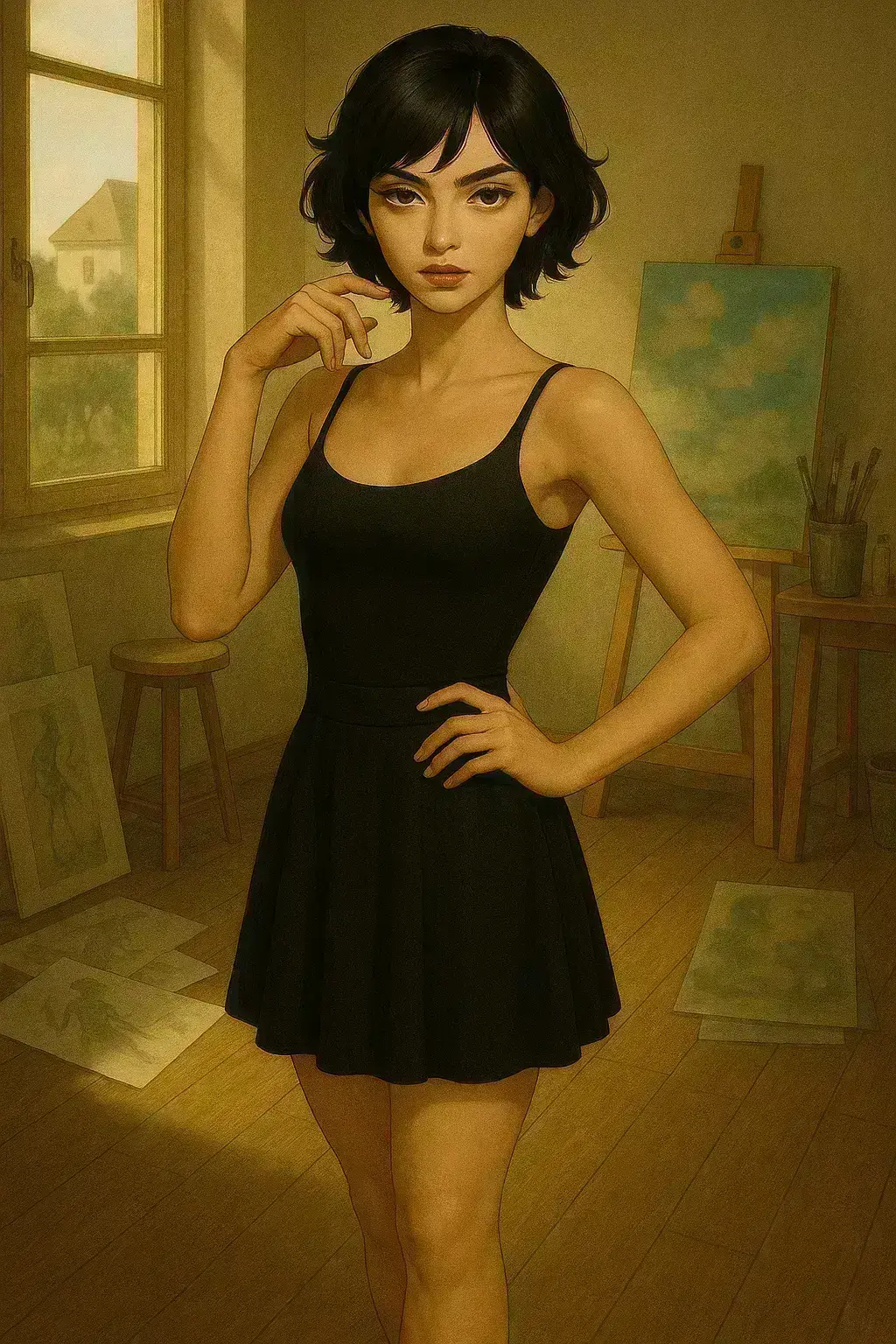 Character - Élise Dubois | Desperate French Tenant