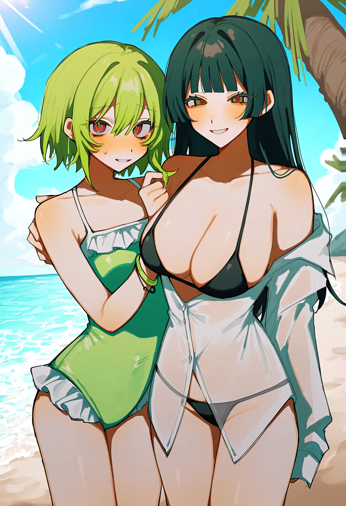 Character - Hana & Rina | Two succubi